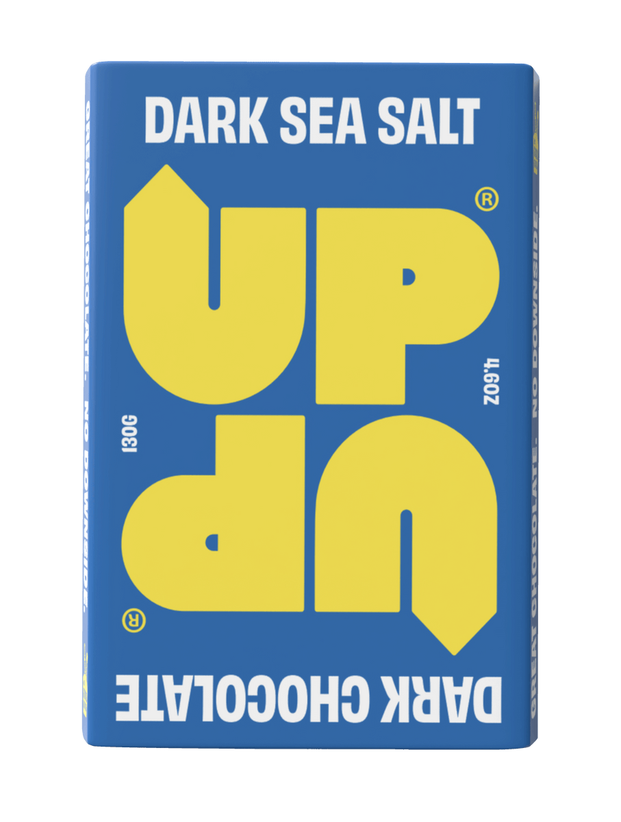 Dark Sea Salt 120G – UP-UP Chocolate